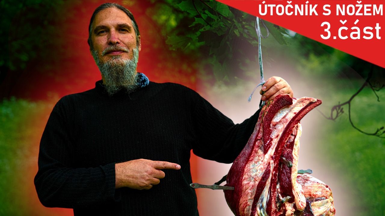 Český samuraj předvádí útok nožem | Stream